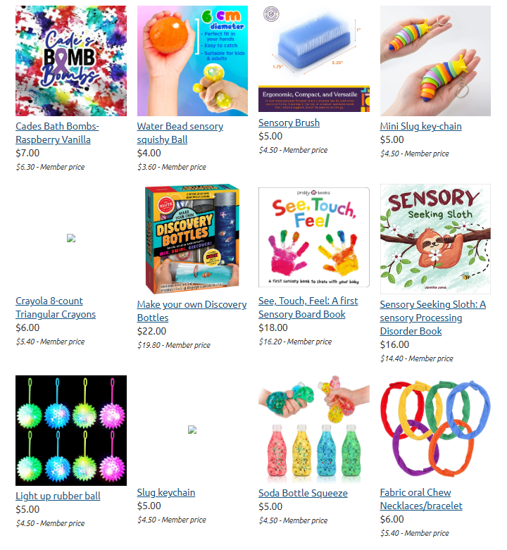 Sensory Store – Autism RMWB